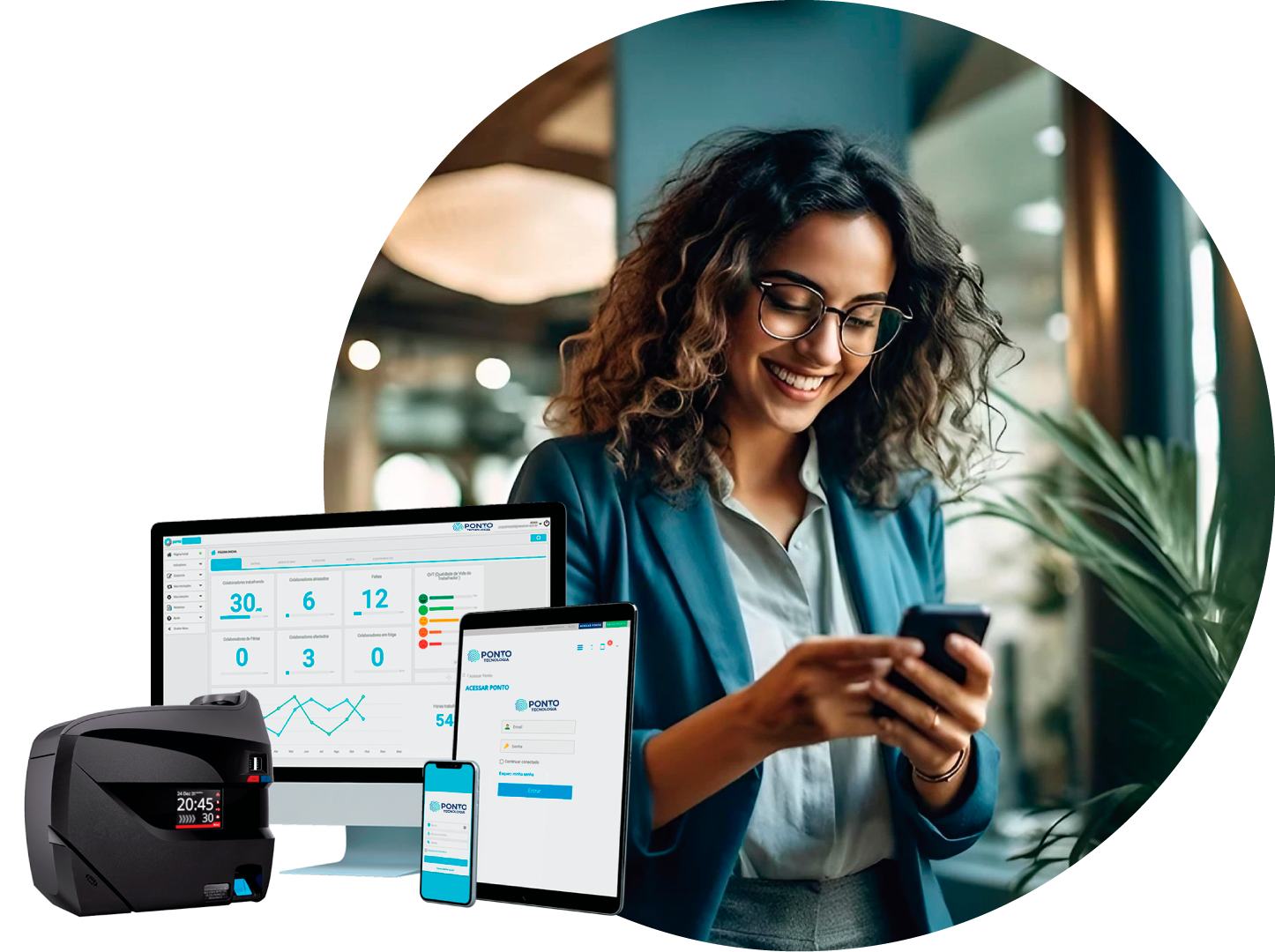 Gestão de ponto - Ponto Tecnologia